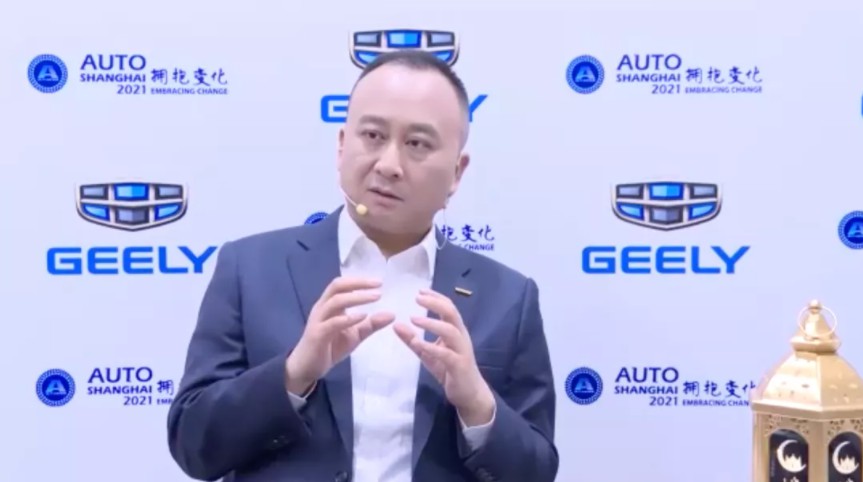 Geely Debut Live Show in Auto Shanghai 2021